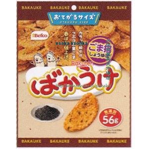 【楽天市場】大阪京菓 ZRxベフコ栗山米菓 56G ばかうけごま揚×40個【xw】【送料無料（沖縄は別途送料）】：大阪京菓楽天市場店