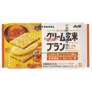 【楽天市場】大阪京菓 ZRxアサヒフード 72G クリーム玄米ブランメープル×192個【xr】【送料無料（沖縄は別途送料）】：大阪京菓楽天市場店