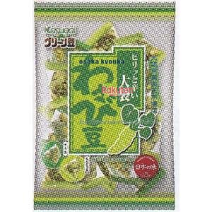 【楽天市場】大阪京菓 ZRx春日井製菓 240G グリーン豆 大袋わさび豆×24個【xw】【送料無料（沖縄は別途送料）】：大阪京菓楽天市場店
