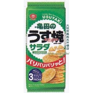 【楽天市場】大阪京菓 ZRx亀田製菓 80G 亀田のうす焼サラダ×24個【xw】【送料無料（沖縄は別途送料）】：大阪京菓楽天市場店