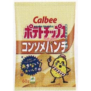 【楽天市場】大阪京菓 ZRxカルビー 60G ポテトチップスコンソメパンチ×48個【xr】【送料無料（沖縄は別途送料）】：大阪京菓楽天市場店