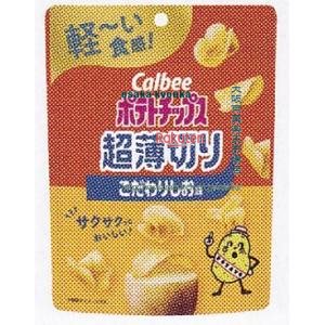 【楽天市場】大阪京菓 ZRxカルビー 40G ポテトチップス超薄切りこだわりしお味×48個【xr】【送料無料（沖縄は別途送料）】：大阪京菓楽天市場店