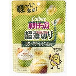 【楽天市場】大阪京菓 ZRxカルビー 40G ポテトチップス超薄切りサワークリームオニオン味×48個【xr】【送料無料（沖縄は別途送料）】：大阪京菓楽天市場店