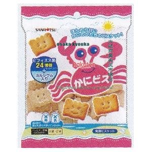 【楽天市場】大阪京菓 ZRx三立製菓 60G 小袋かにビス×48個【xw】【送料無料（沖縄は別途送料）】：大阪京菓楽天市場店