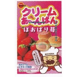 【楽天市場】大阪京菓 ZRxブルボン 38G クリームあーんぱんほおばり苺×360個【xe】【送料無料（沖縄は別途送料）】：大阪京菓楽天市場店