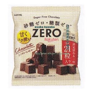 【楽天市場】大阪京菓 ZRxロッテ 84G ゼロ チョコレート（袋）【チョコ】×72個【xw】【送料無料（沖縄は別途送料）】：大阪京菓楽天市場店