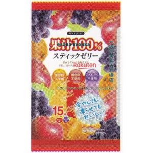 【楽天市場】大阪京菓 ZRxリボン 15本 果汁100％スティックゼリー×24個【xw】【送料無料（沖縄は別途送料）】：大阪京菓楽天市場店
