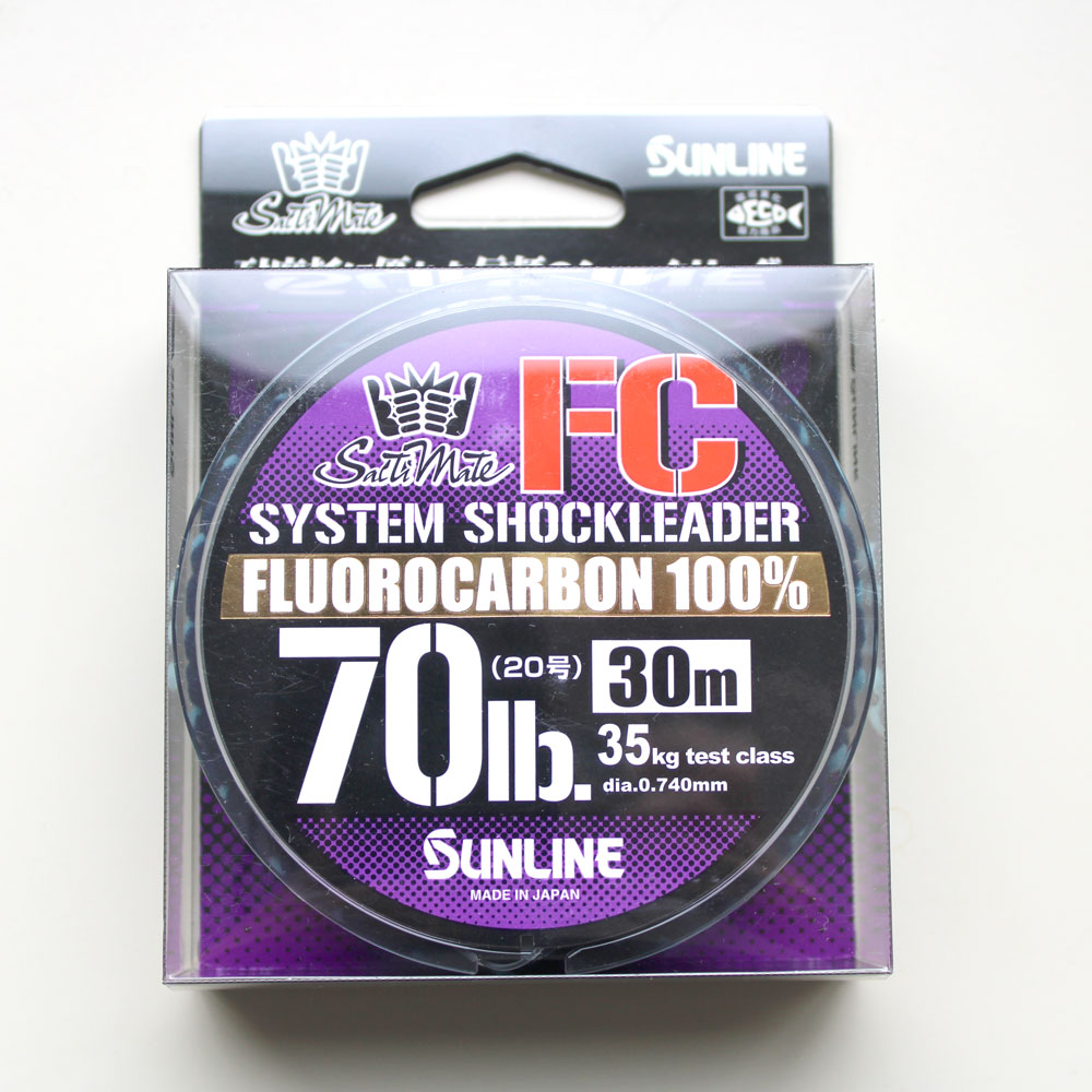 【楽天市場】システムショックリーダーFC 30m 70lB 20号 35Kg フロロリーダー ショックリーダー フロロカーボン SYSTEM ...