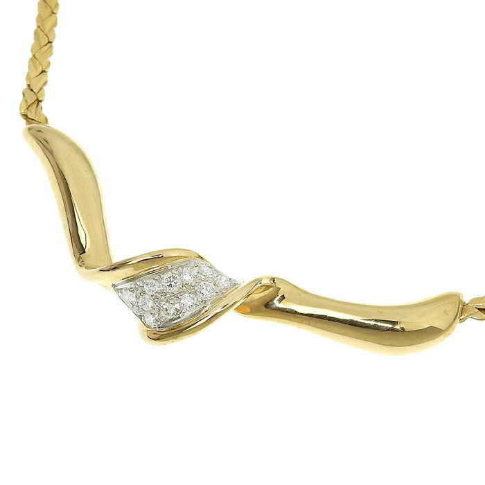 【楽天市場】Jeunet ジュネ デザイン ダイヤ ネックレス K18YG Pt900 イエローゴールド プラチナ コンビ ダイヤモンド 0.34ct 41cm 首飾り アクセサリー ...