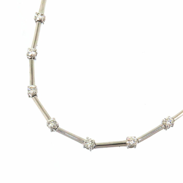 【楽天市場】TASAKI タサキ ダイヤ ネックレス K18WG 750 ホワイトゴールド ダイヤモンド 2.17ct 45.5cm ペンダント 首飾り アクセサリー ユニセックス 送料無料 ...