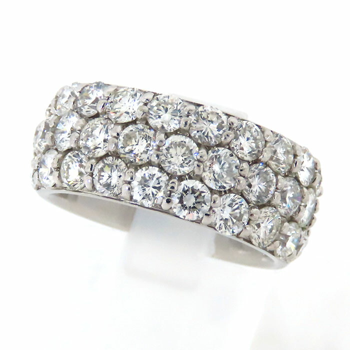 【楽天市場】Ponte Vecchio ポンテヴェキオ パヴェ ダイヤ リング K18WG 750 ホワイトゴールド ダイヤモンド 3.10ct 12.0号 指輪 アクセサリー レディース ...