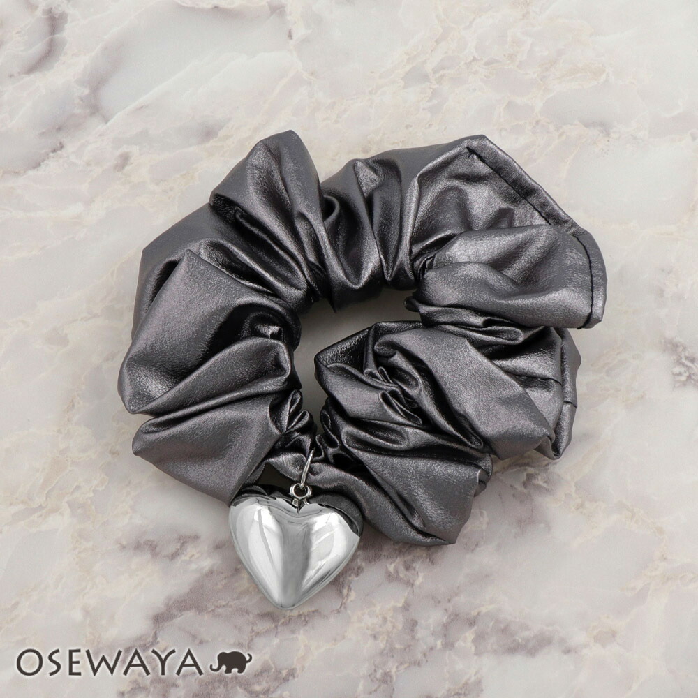 【楽天市場】【最大20％OFFクーポン配布中】シュシュ yura Que le bonheur t'arrive ハート ヘアゴム ヘアポニー | OSEWAYA ヘアアクセサリー ヘアアクセ ...