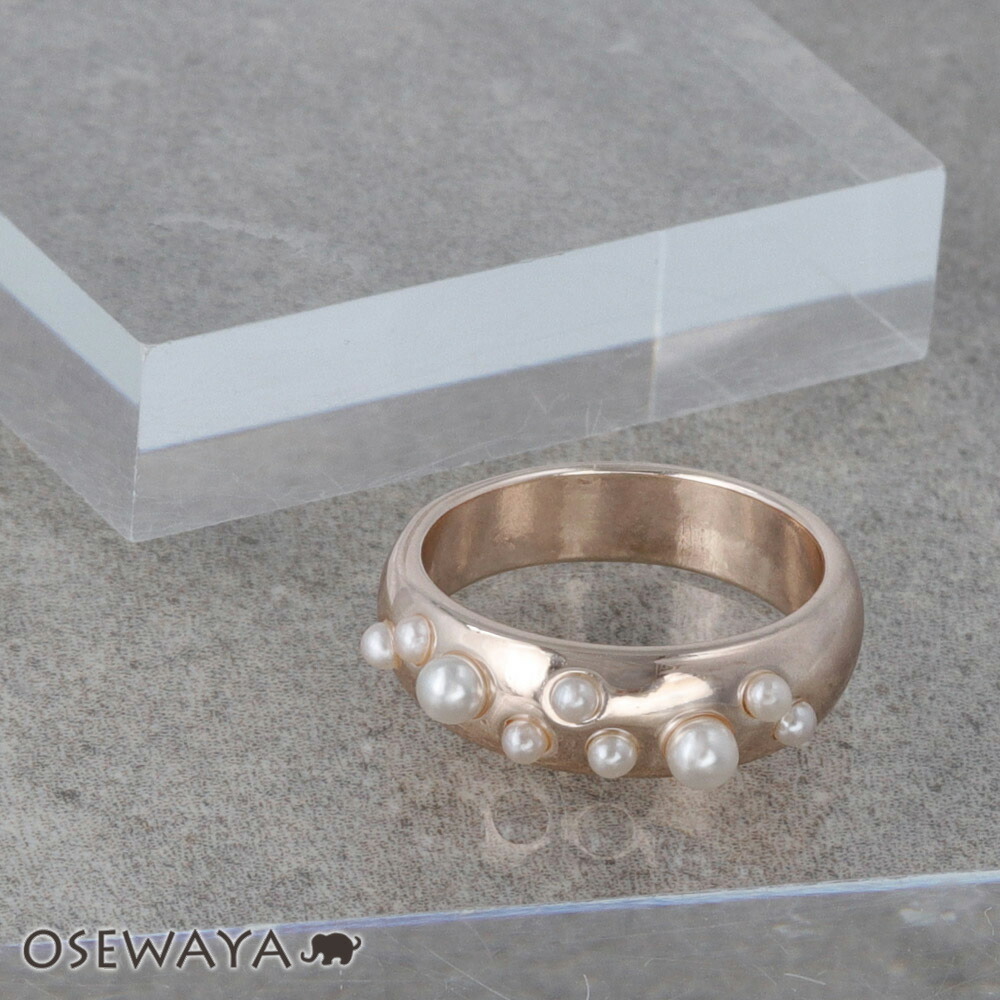 【楽天市場】リング ニッケルフリー ロゼシルバー バブル パール 12号 指輪 | OSEWAYA アクセサリー レディース 女性 大人 プレゼント ギフト 結婚式 誕生日 おしゃれ オシャレ ...