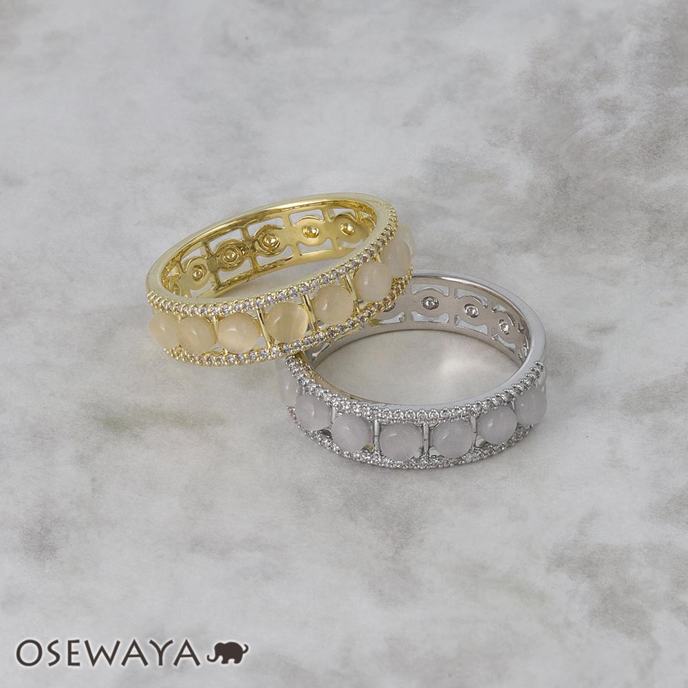 【楽天市場】【送料無料】リング ニッケルフリー メタル 合成キャッツアイ キュービックジルコニア 13号 指輪 | OSEWAYA アクセサリー レディース 女性 大人 プレゼント ギフト ...