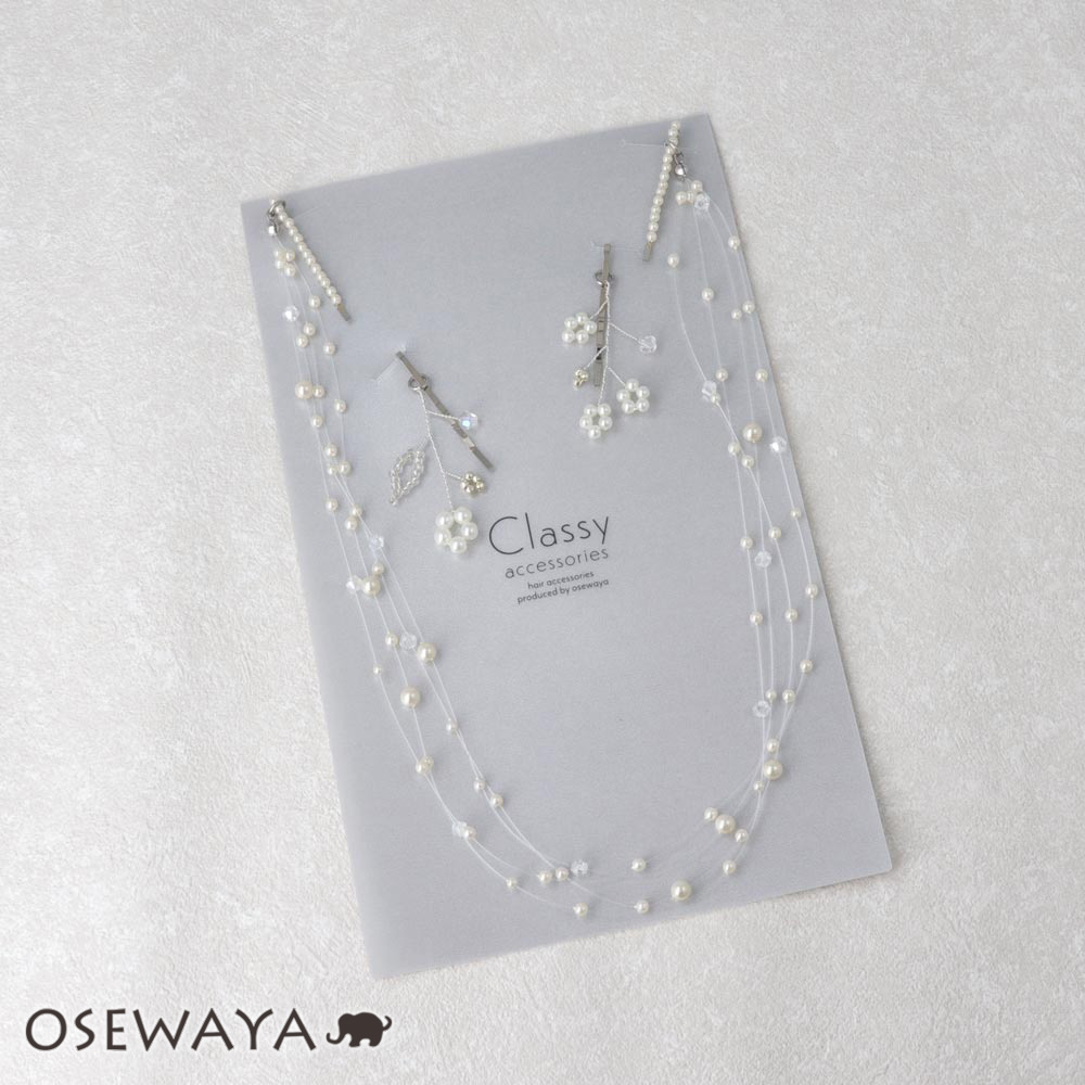 【楽天市場】【マラソン20％OFFクーポン配布中】Classy ヘッドドレス ヘアピン テグス パール クリアビーズ メタル ワイヤー フラワー アメピン | OSEWAYA ヘアアクセサリー ...