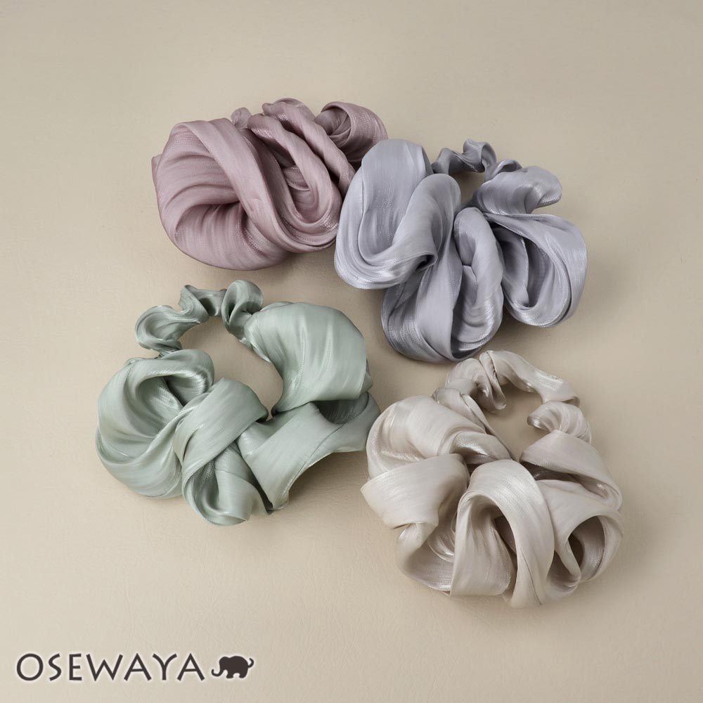 【楽天市場】シュシュ ニュアンスカラー シマー | OSEWAYA ヘアアクセサリー ヘアアクセ レディース 女性 大人 プレゼント ギフト 結婚式 カジュアル おしゃれ オシャレ かわいい ...