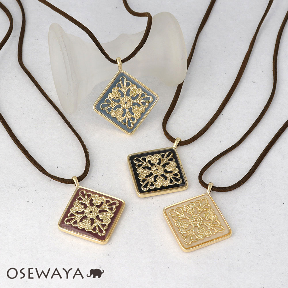 【楽天市場】【6/4夜限定30％OFFクーポン】ネックレス ニッケルフリー 透かし レース メタル コード ロングネックレス| OSEWAYA アクセサリー 金属アレルギー レディース 女性 ...