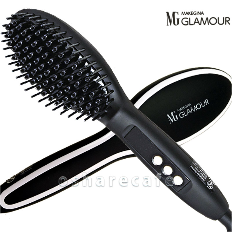 【楽天市場】【お買い物マラソン】メイクジーナ DK818 グラマーストレートブラシ MAKEGINA GLAMOUR【宅配便送料無料】 (6022427)：おしゃれcafe楽天市場店