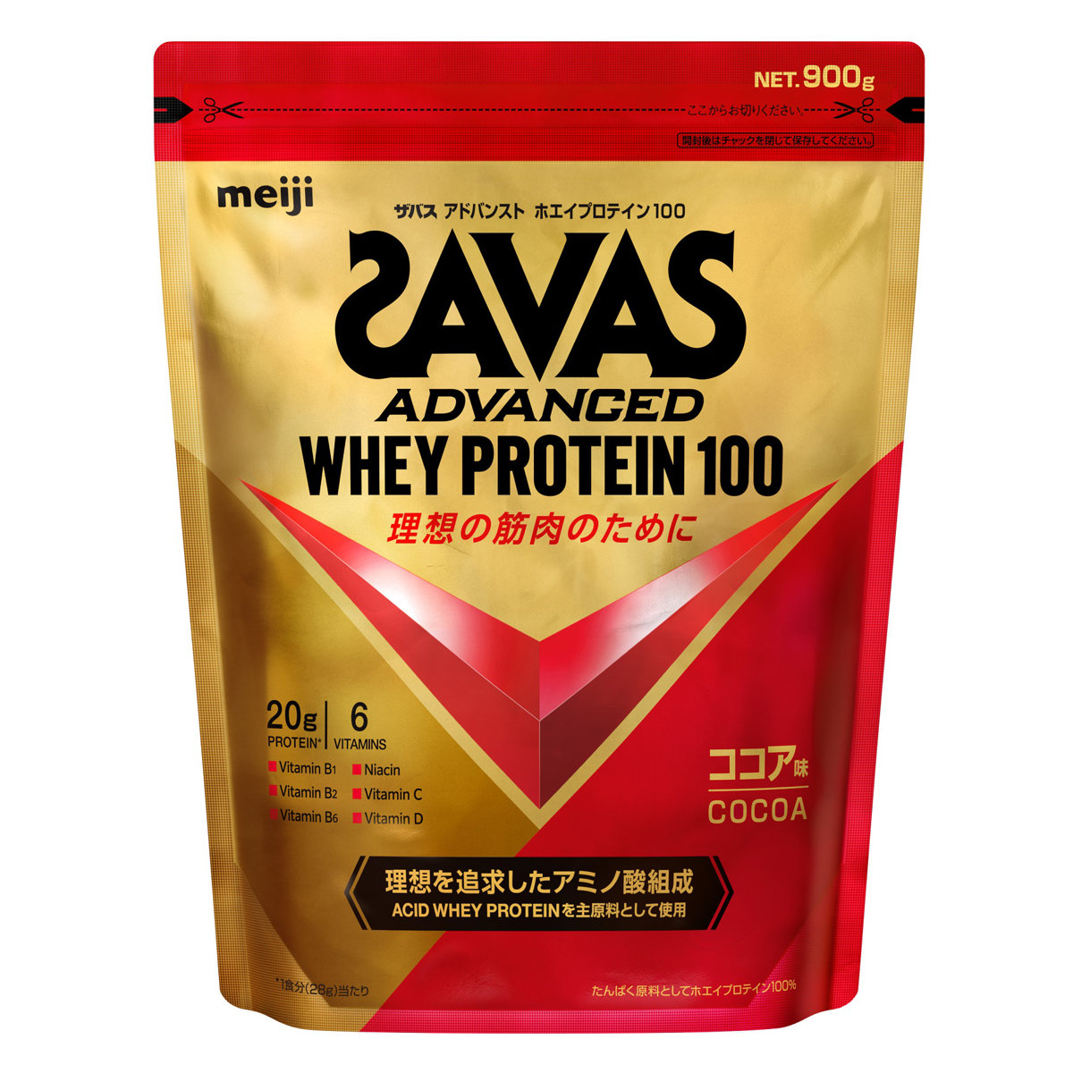 【楽天市場】【お買い物マラソン】明治 ザバスSAVAS アドバンストホエイプロテイン100 ココア味 900g【明治/meiji/アスリート/ホエイプロティン】【宅配便送料無料 ...