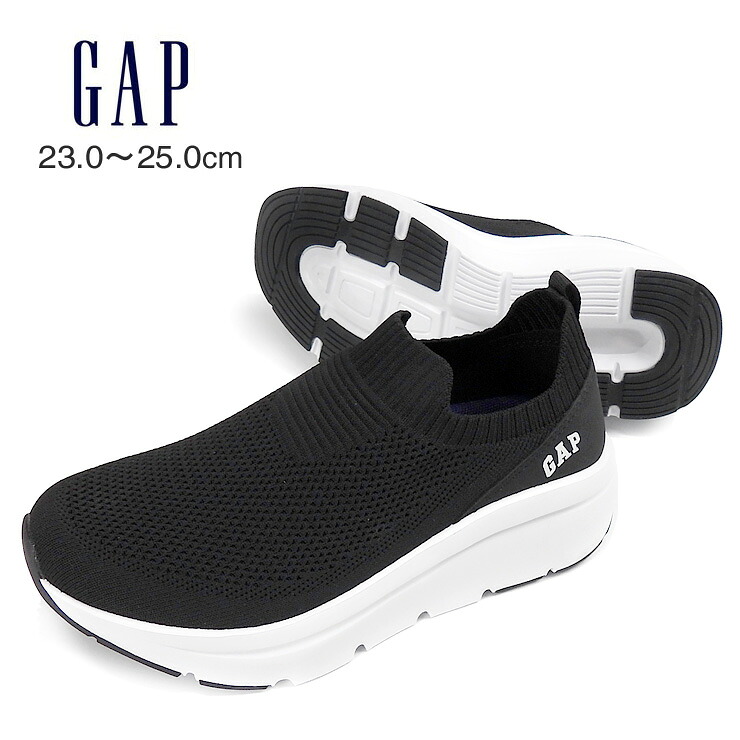 【楽天市場】ギャップ スリッポンシューズ レディース ブラック 黒 23 24 25 GPU22517 GAP ミドルカット スニーカー 厚底 BLACK 【箱アウトレット】：おしゃれMarket