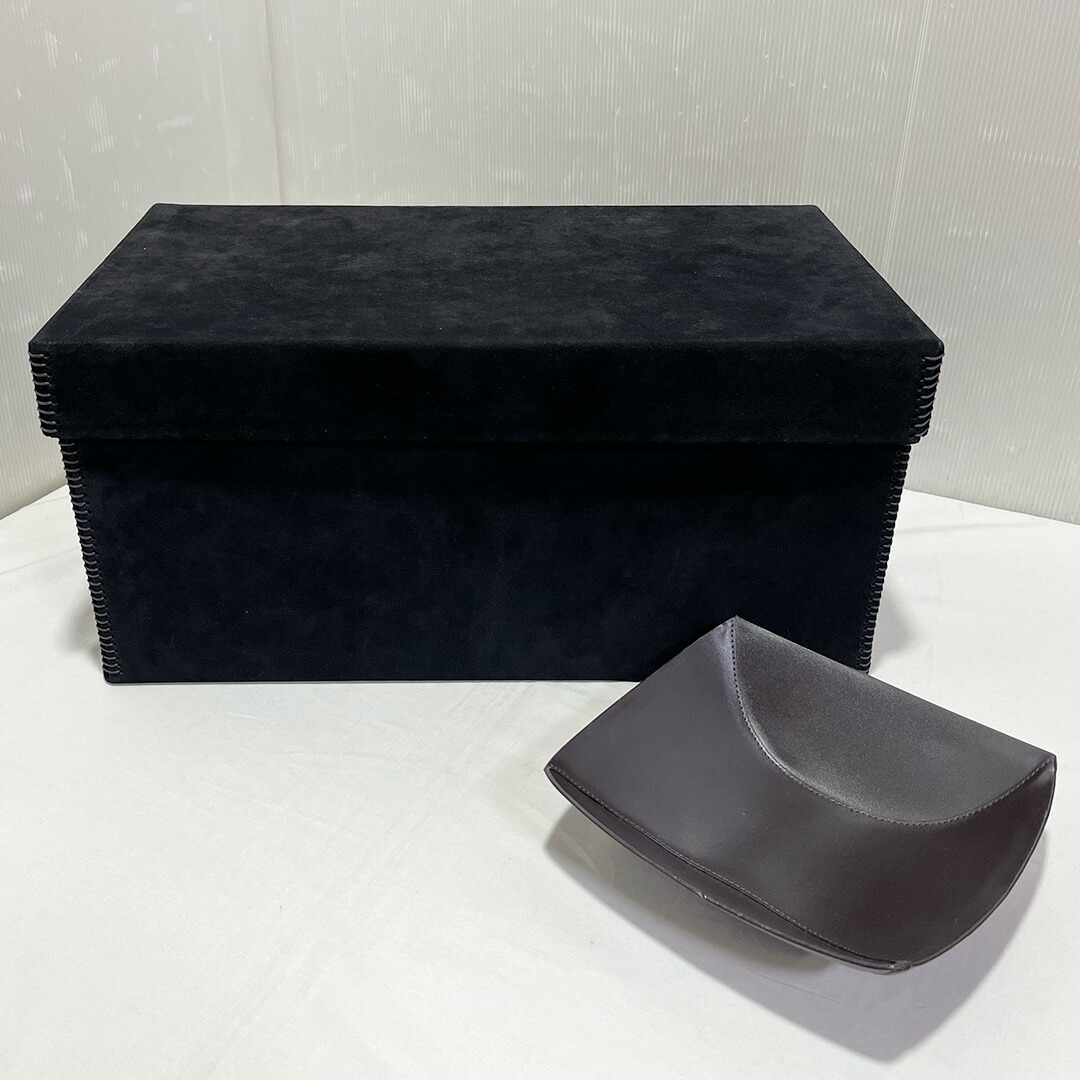 【楽天市場】【新古品】【モデルルーム展示品】【お新古BOX】 maturite(マチュリテ) 蓋付きボックス W45cm 合皮 ブラック ...