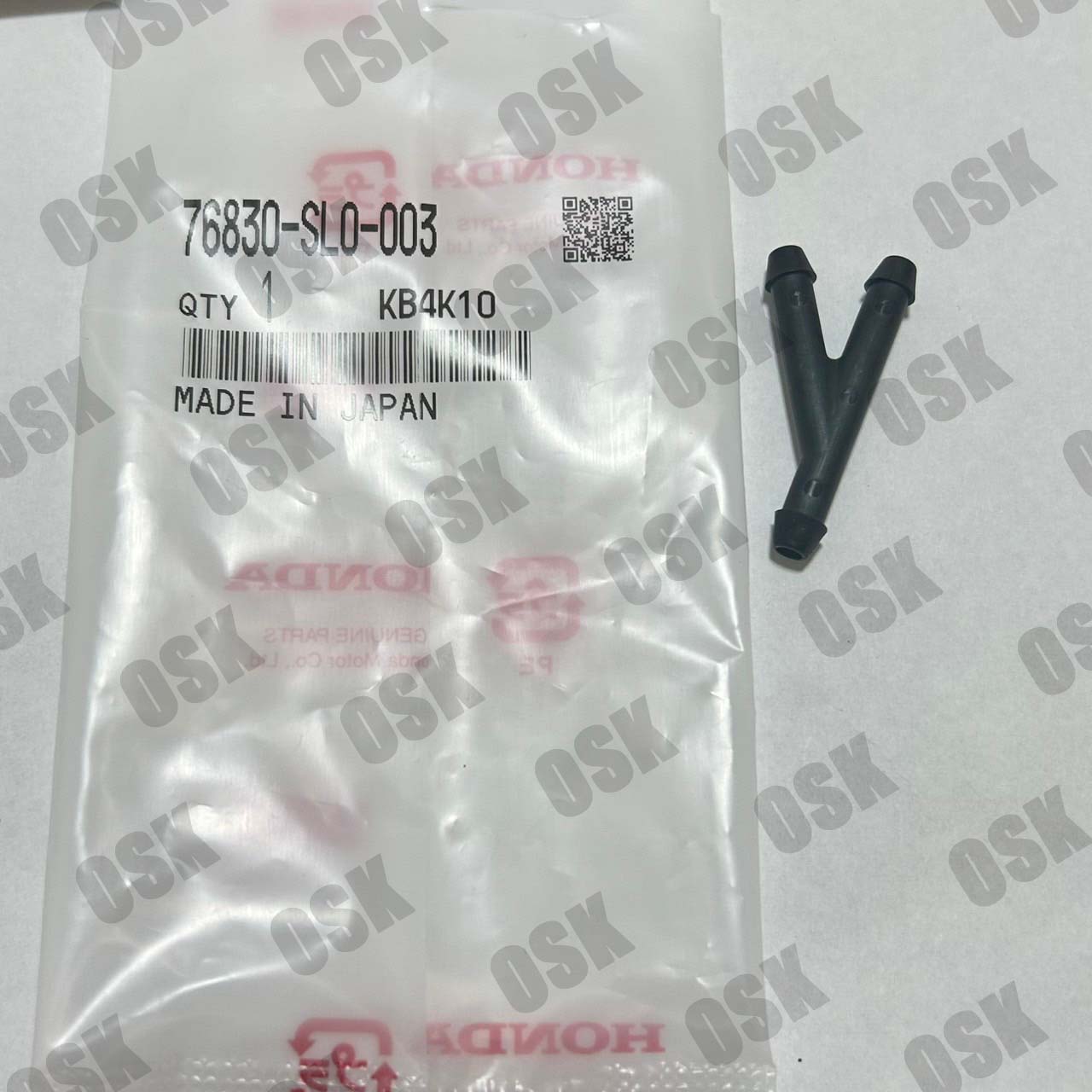 【楽天市場】EK9シビック ホンダ純正部品 タイプR ジョイントY.チューブ 部品番号76830-SL0-003 本物 正規 純正品：Fun ...