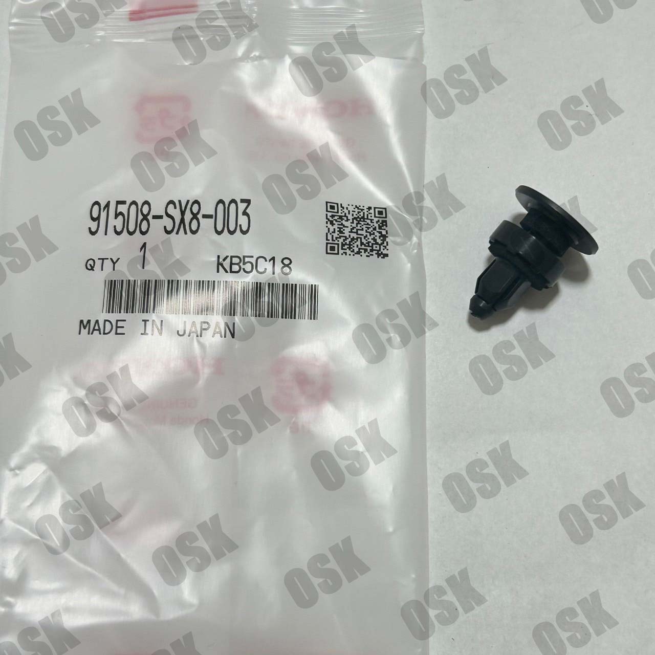 【楽天市場】EK9シビック ホンダ純正部品 タイプR クリップ、カウルトップ 部品番号91508-SX8-003 本物 正規 純正品：Fun ...