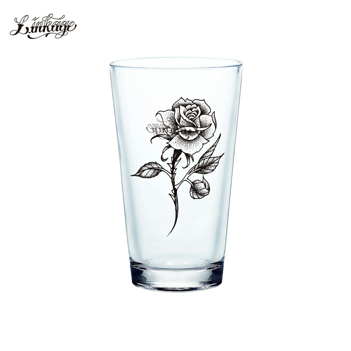 【楽天市場】LINKAGE (リンケージ) ROSE PINT GLASS ビールグラス ビアグラス クラフトビール グラス パイントグラス ...