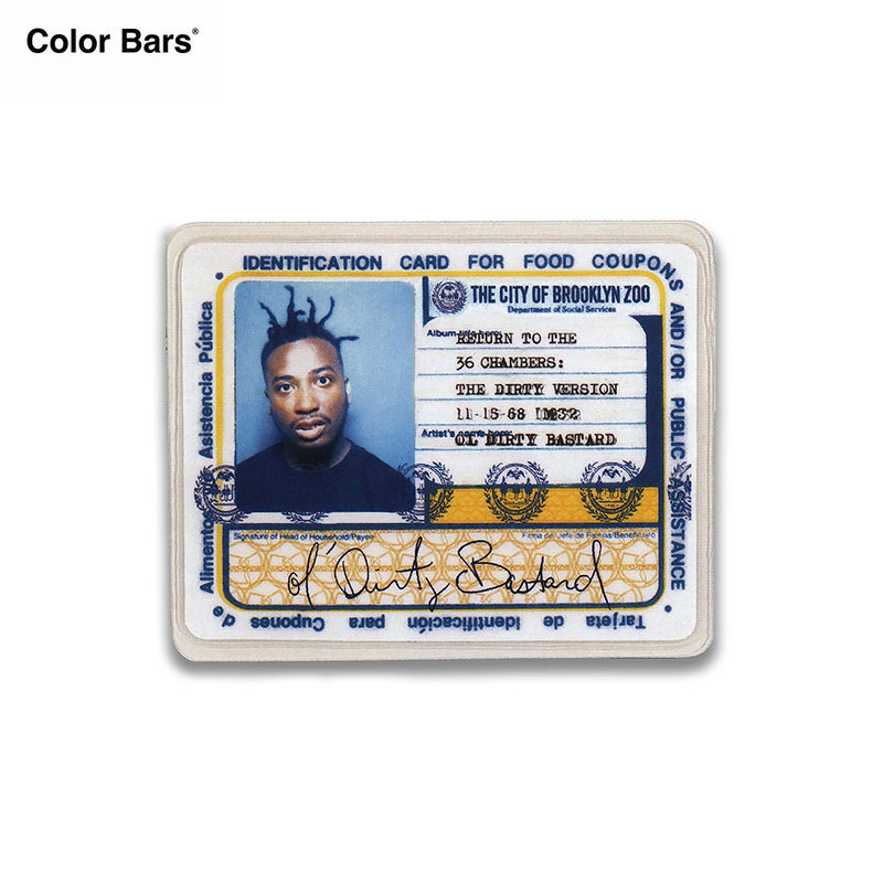 【楽天市場】【正規輸入品】 OL’ DIRTY BASTARD by COLOR BARS | I.D. Card Sticker ODB ...