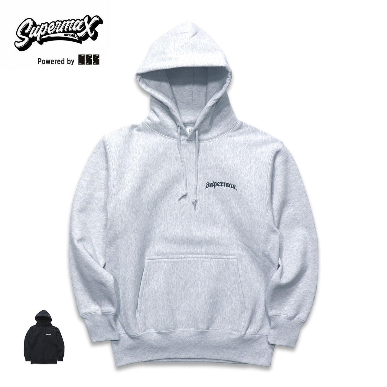【楽天市場】055 (LINKAGE) Supermax 92 OG Logo Pullover Hoodie スーパーマックス パーカー ...