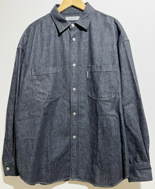 【楽天市場】【送料無料】COOTIE (クーティー) CTE-22A409 Denim Work Shirt デニム ワーク シャツ【中古 ...