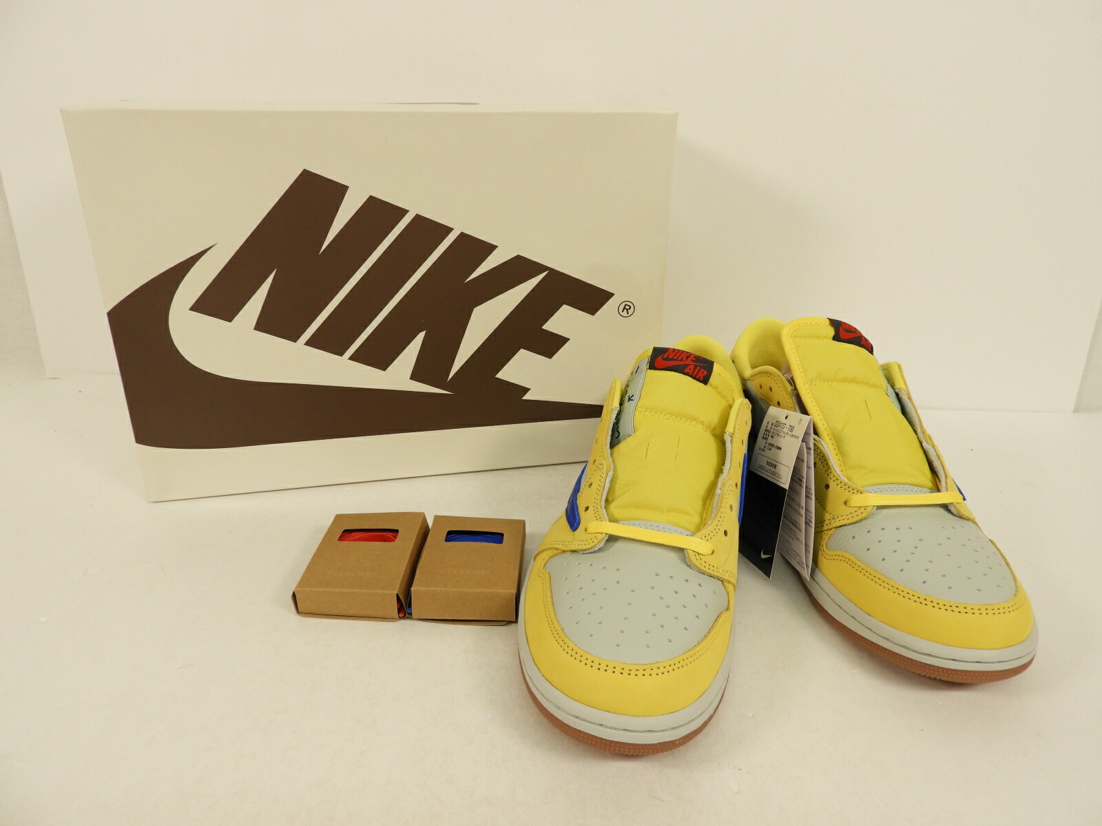 【楽天市場】★未使用★Travis Scott × Nike WMNS Air Jordan 1 Retro Low OG "Canary ...