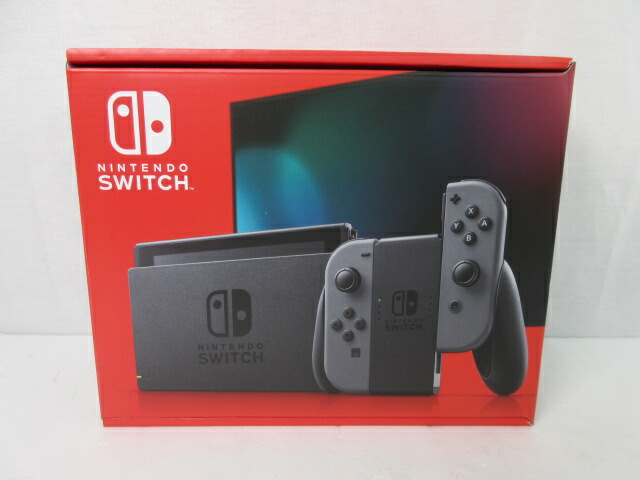 【楽天市場】【送料無料】P0823★未使用品☆Nintendo Switch 任天堂 ニンテンドー スイッチ 本体 グレー HAD-S ...
