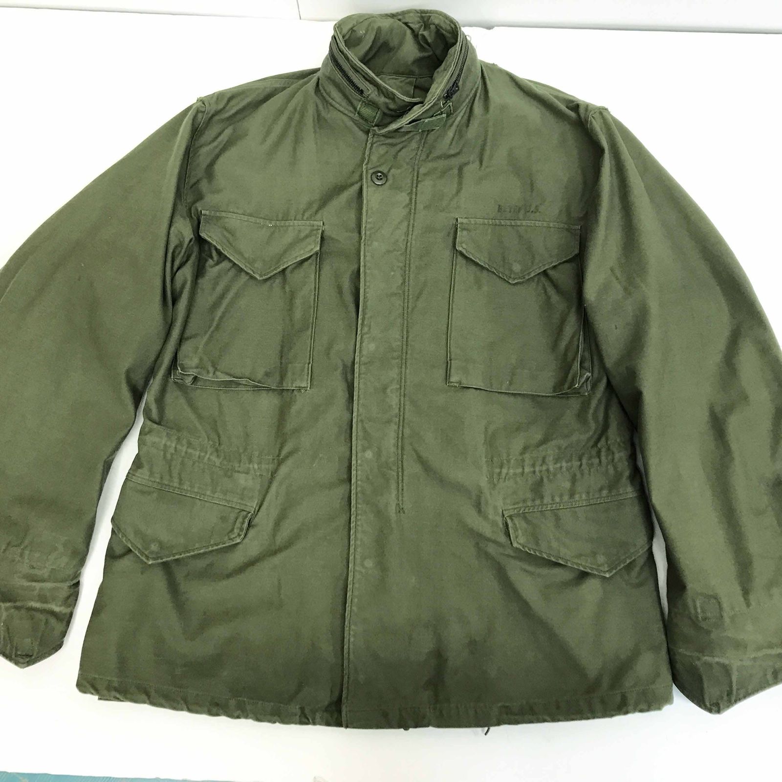 【楽天市場】【中古】 その他アウター 70年代 M-65 3rd COLD WEATHER, FIELD M65 フィールドジャケット 希少 ブラックジップ サード MEDIUM ...