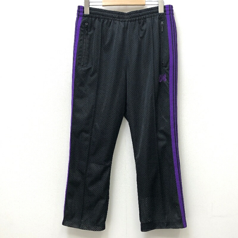 【楽天市場】【中古】Needles ニードルズ トラックパンツ サイズ：M カラー：ブラック EJ343 NARROW MESH TRACKPANTS【f107】：お宝市番館