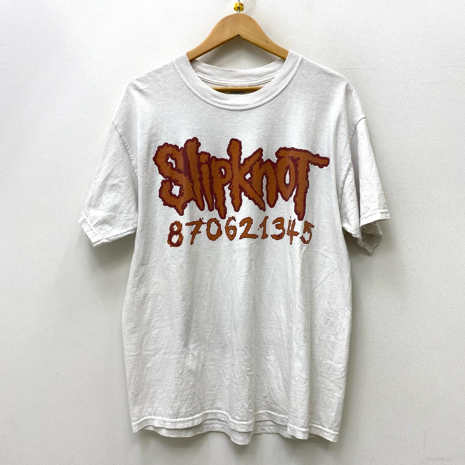 【楽天市場】【中古】 半袖Tシャツ SLIPKNOT：870621345 COREY スリップノット 00年代 ホワイト サイズ：L【加古川店 ...