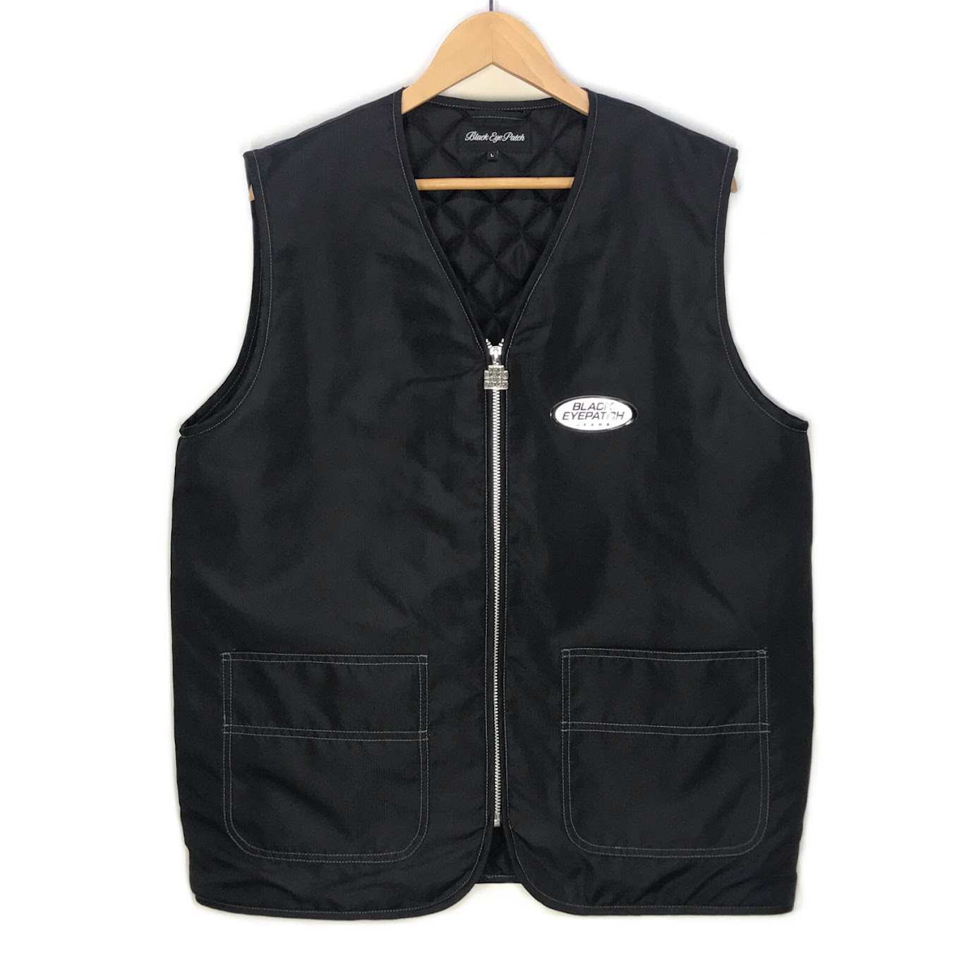 【楽天市場】【中古】 BlackEyePatch | ブラックアイパッチ Reflector Jeans Logo Nylon Vest/中綿 ...