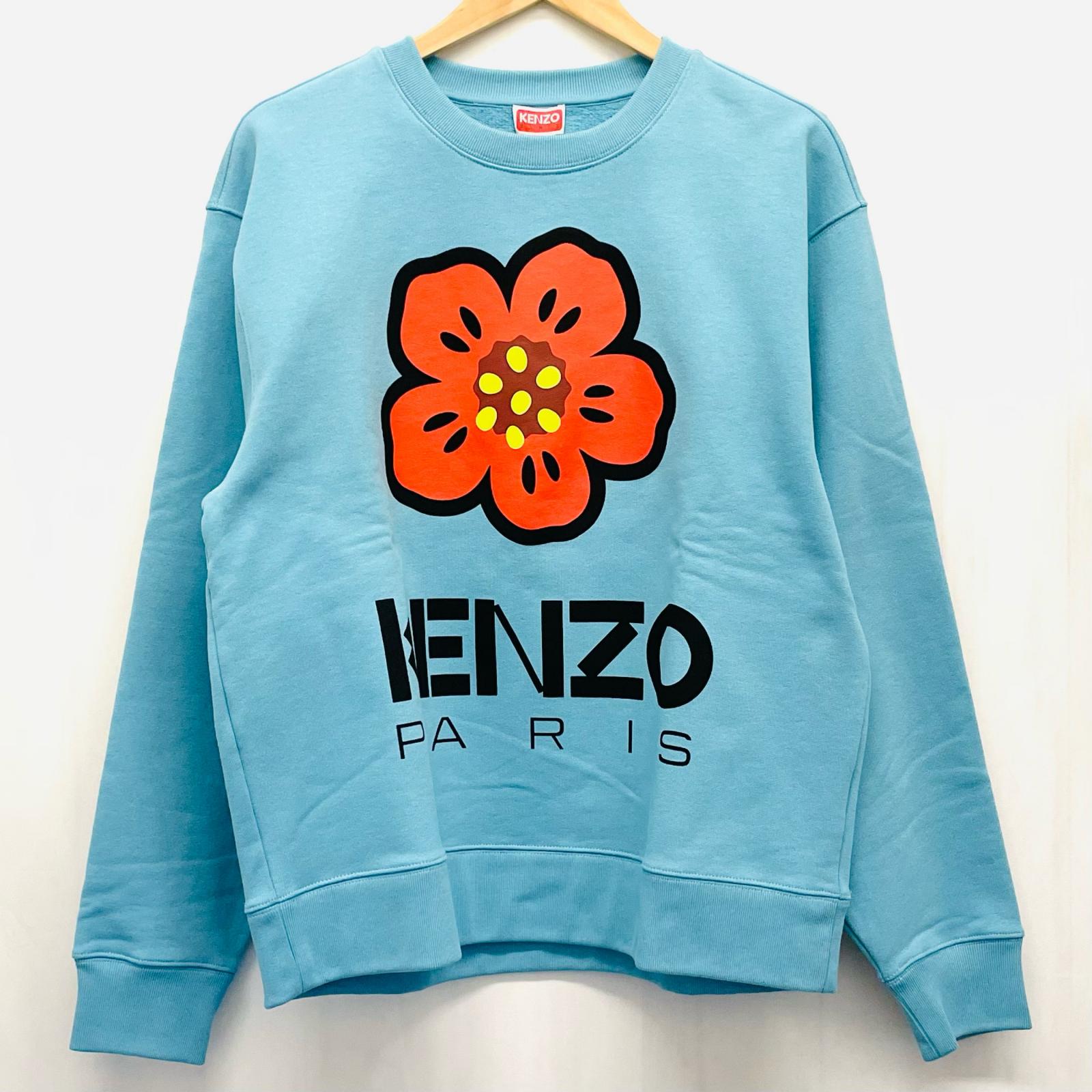 【楽天市場】【中古】 KENZO | ケンゾー BOKE FLOWER SWEATSHIRT ボケフラワースウェットシャツ FD55SW4454ME ブルー系 サイズ：M【尾張小牧店】：お宝市番館