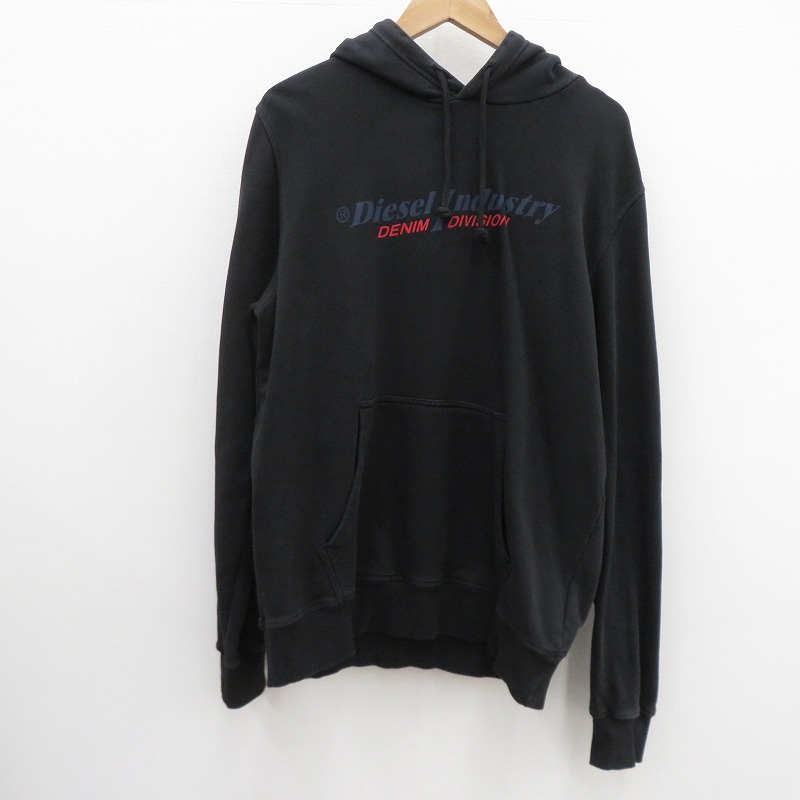 【楽天市場】【中古】 DIESEL | ディーゼル S-GINN-HOOD-IND パーカー 長袖 0AJIH ブラック サイズ：M【瀬戸大橋 ...