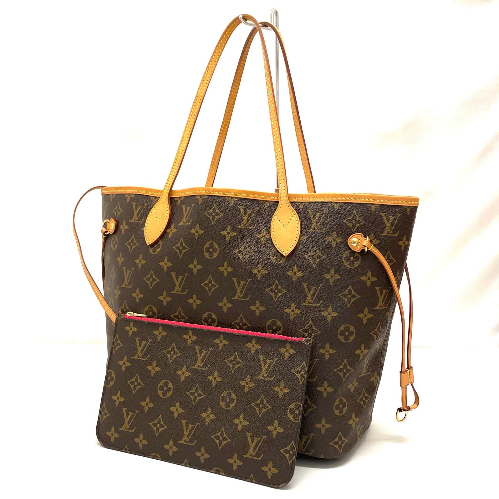 【楽天市場】【中古】 LOUIS VUITTON | ルイ・ヴィトン ネヴァーフルMM ピボワンヌ トートバッグ M41177 ブラウン【尾張 ...