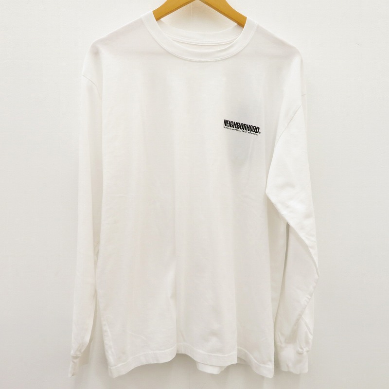 【楽天市場】【中古】 NEIGHBORHOOD | ネイバーフッド NH . TEE LS-1 長袖Tシャツ 24ss 241PCNH-LT01 ホワイト サイズ：L【瀬戸大橋店】：お宝市番館