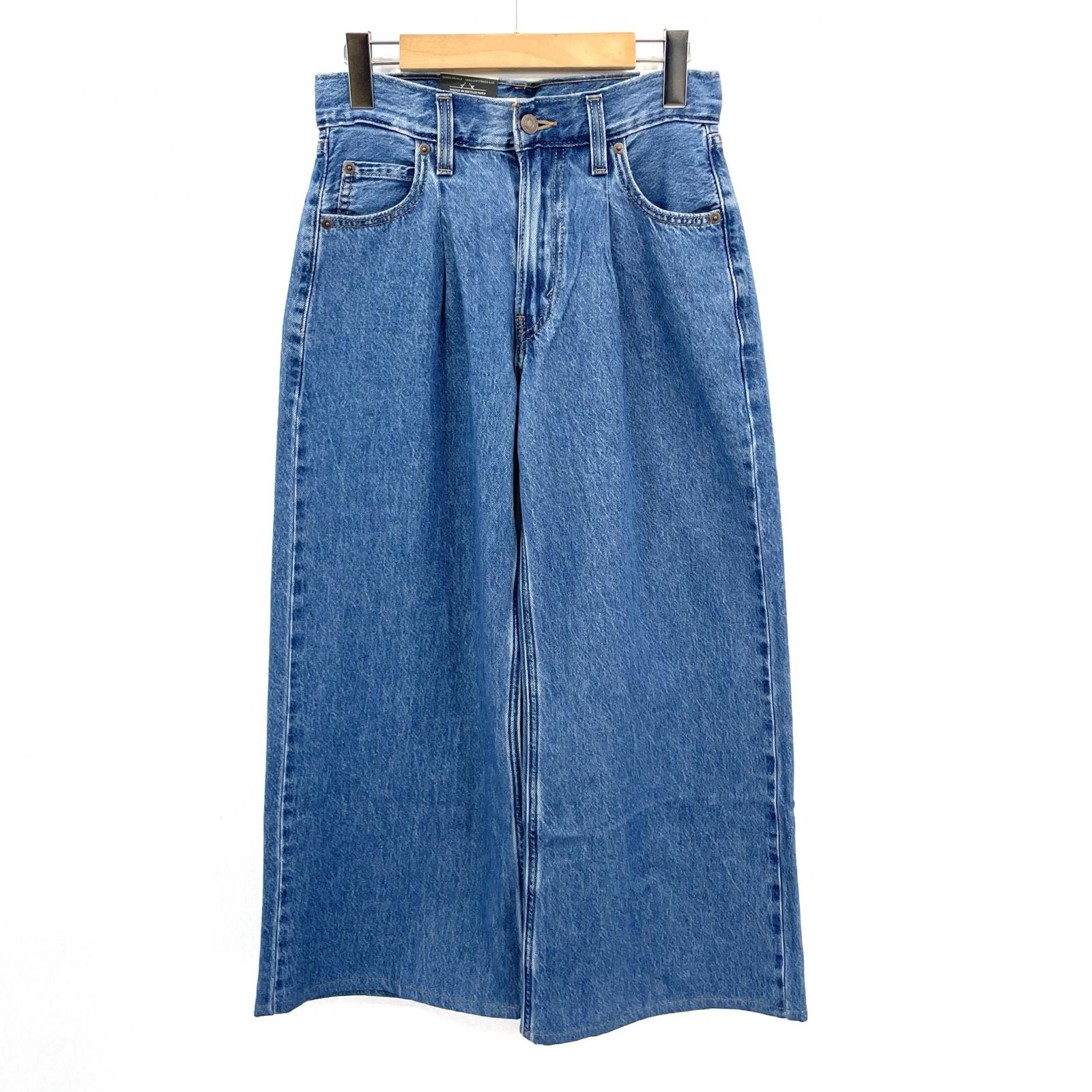 【楽天市場】【中古】 Levi's | リーバイス BAGGY DAD WIDE LEG デニムパンツ A74550001 ブルー サイズ ...
