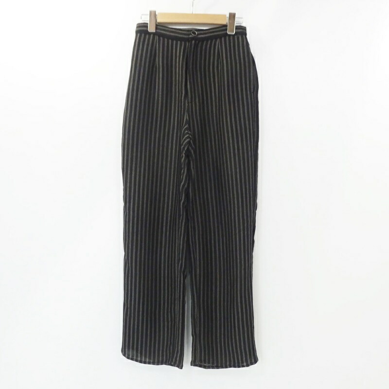 【楽天市場】【中古】Ameri VINTAGE | アメリヴィンテージ SOFT TWIST STRIPE PANTS パンツ 01320890290 ブラック サイズ：S【姫路東店】：お宝市番館