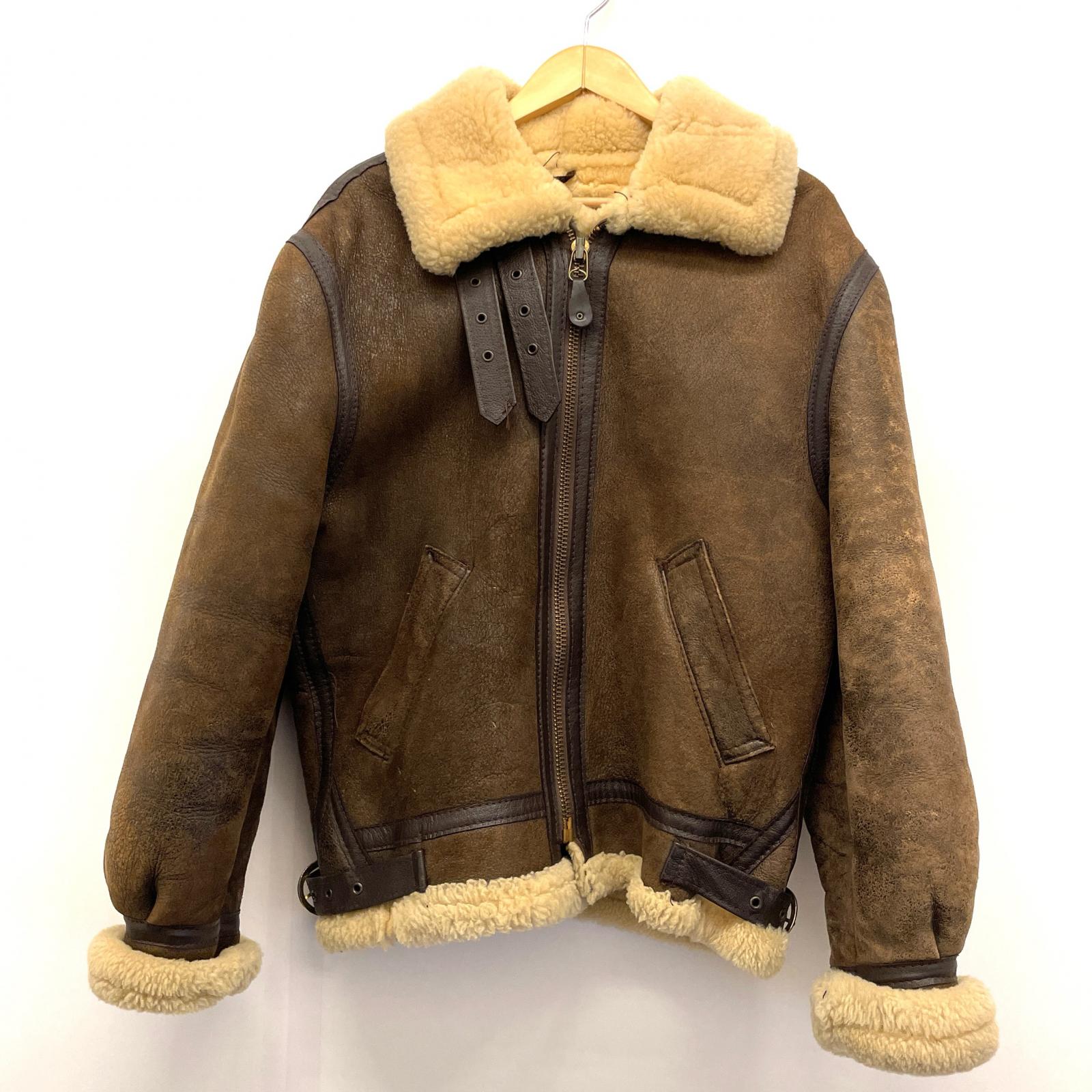 【楽天市場】【中古】schott | ショット B-3 レザージャケット ブラウン【尾張小牧店】：お宝市番館