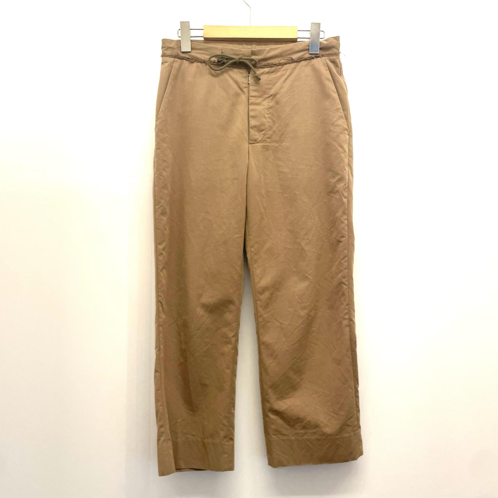 【楽天市場】【中古】Maison Margiela | メゾンマルジェラ 18SS ドローストリングスラックス パンツ ブラウン サイズ：44 ...