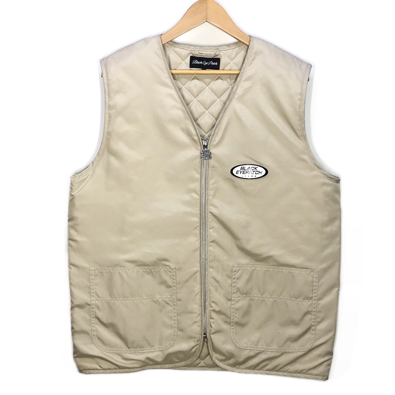 【楽天市場】【中古】BlackEyePatch | ブラックアイパッチ Reflector Jeans Logo Nylon Vest 中綿 ...