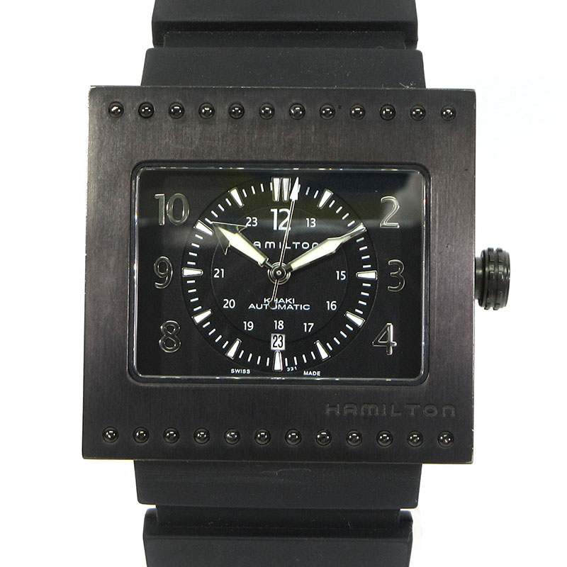 【楽天市場】【中古】HAMILTON | ハミルトン H796860 Khaki Code Breaker Auto アナログ表示 自動巻き ...
