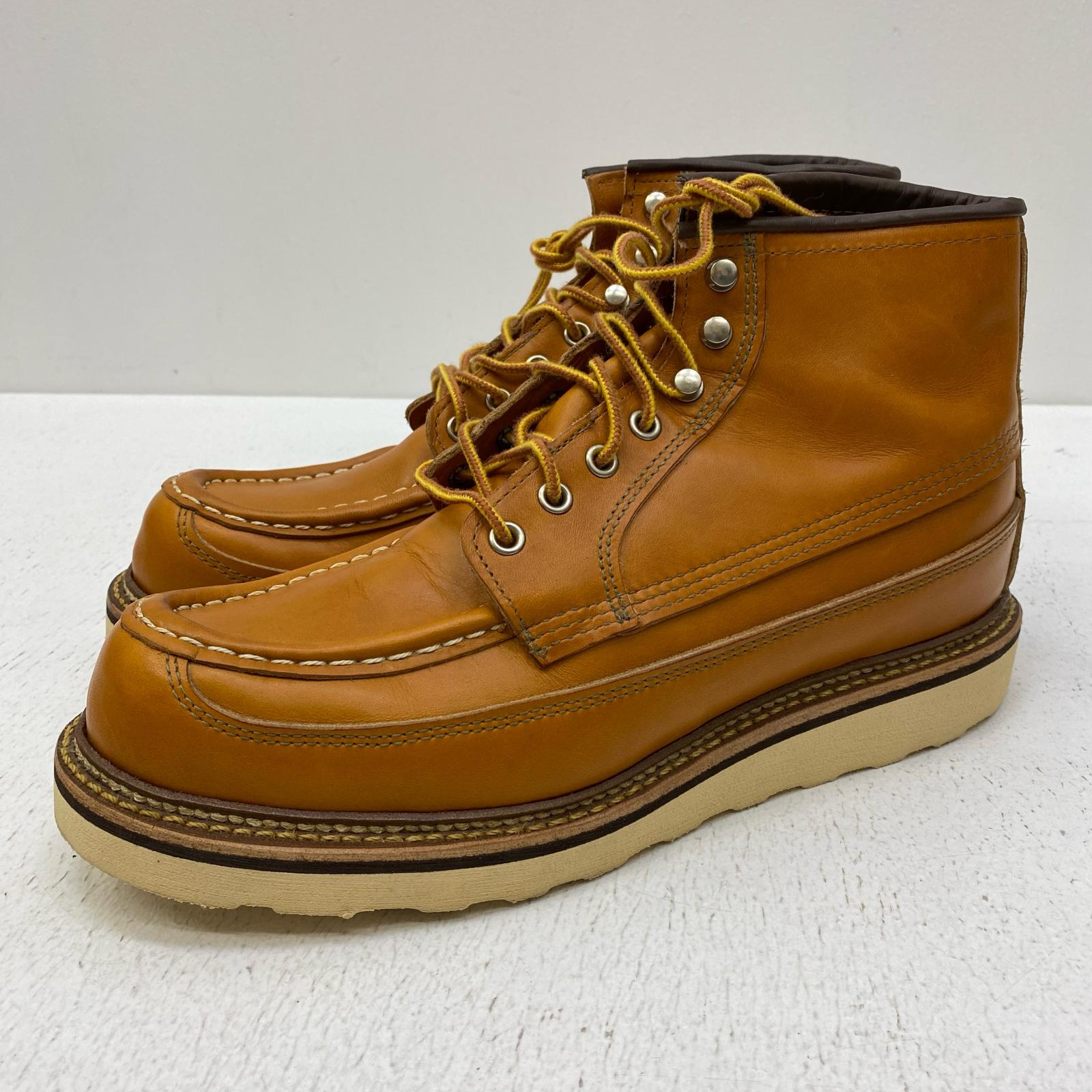 【楽天市場】【中古】RED WING | レッドウィング Irish Setter カヌーモック ブーツ 9850 ブラウン 26.5cm ...