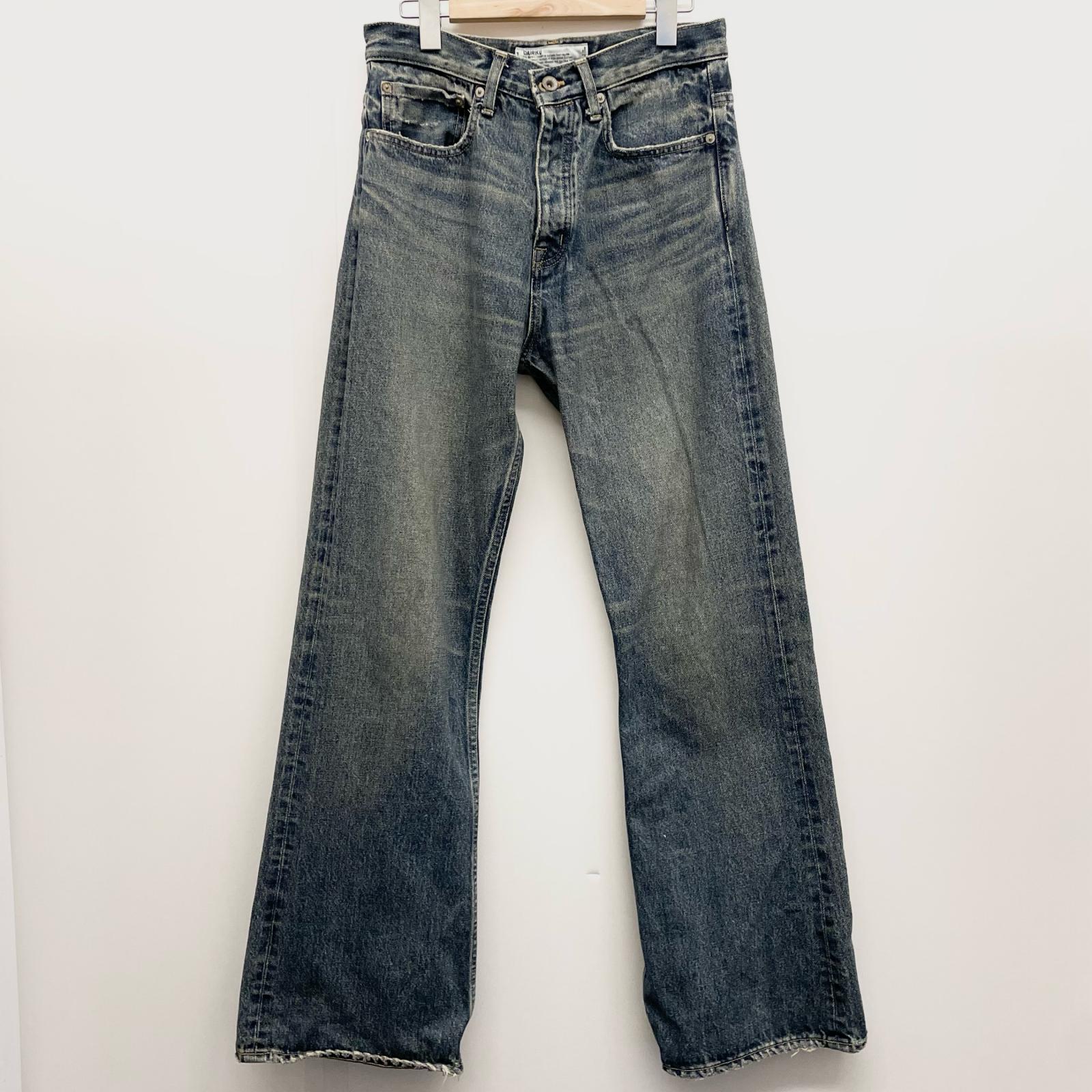【楽天市場】【中古】DAIRIKU | ダイリク 23SS Flare Denim Pants フレアデニムパンツ ブルー サイズ：29【尾張 ...