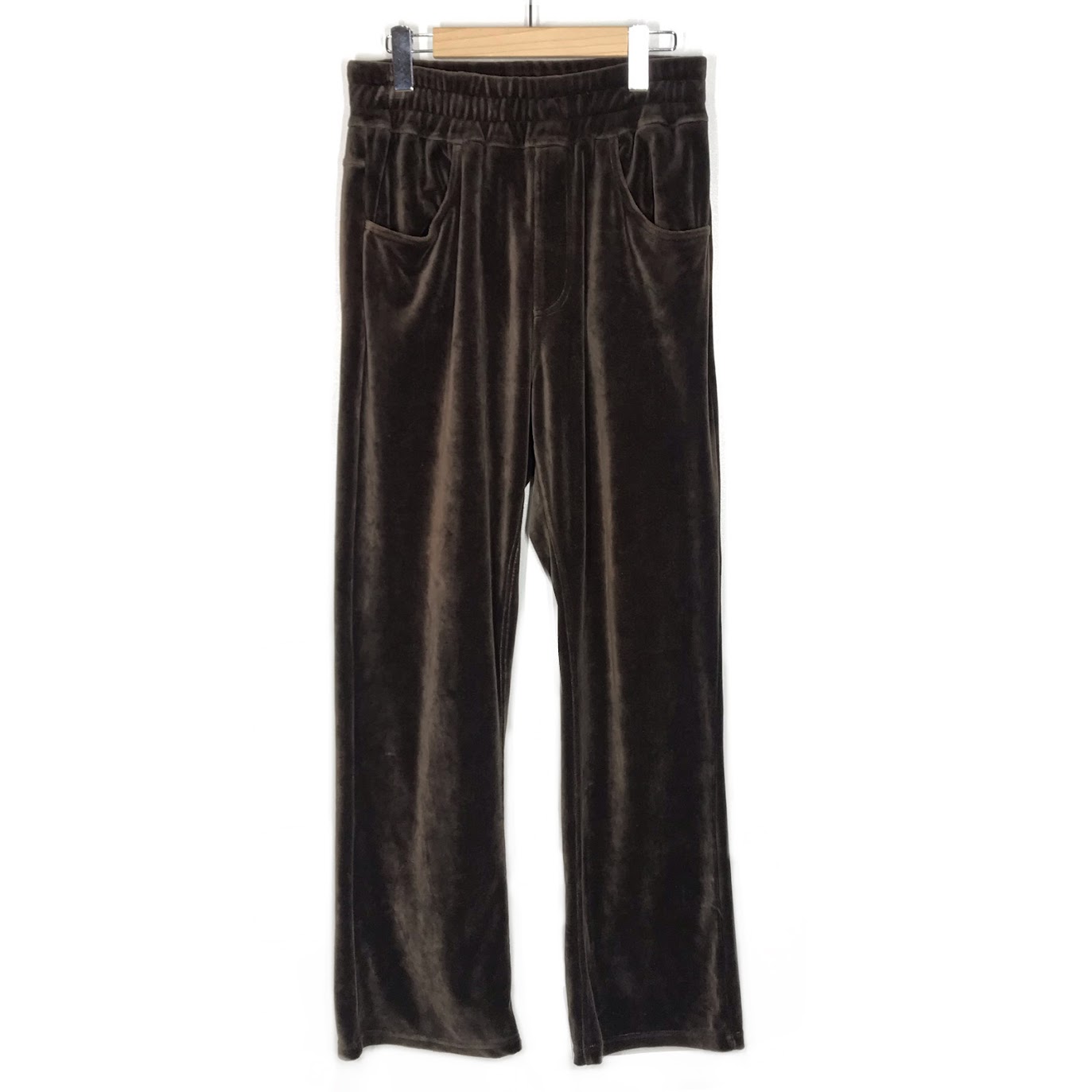 【楽天市場】【中古】 KINEMA｜キネマ Velor flare pants ベロアパンツ パンツ KNM-22AW-PT08 ブラウン ...